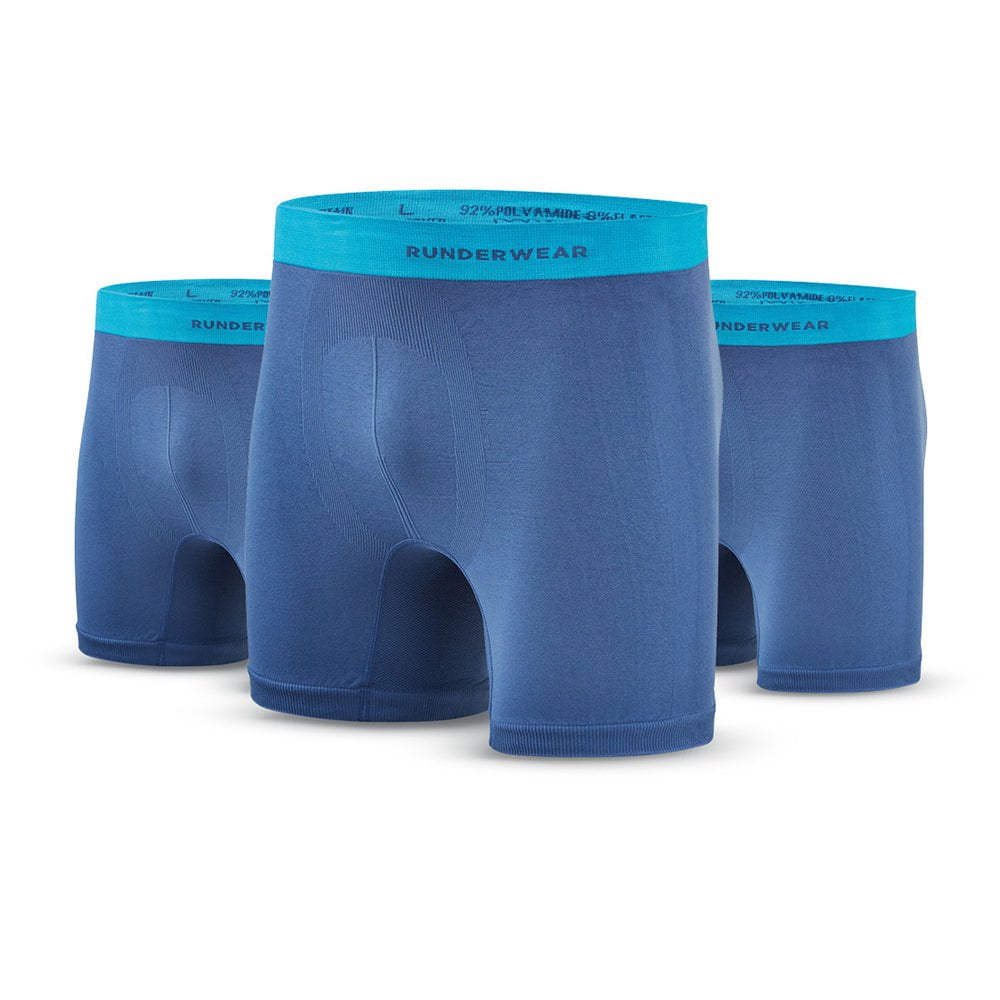 Men's Running Boxers - Blue (3 Pack) | runderwear™ – plus-enabled